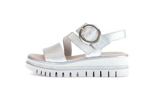 Gabor Metallic Wedge Sandal |6462761 – Shoe Suite